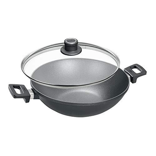 Woll woll nowo titanium wok with side handles and lid, 12.5-inch