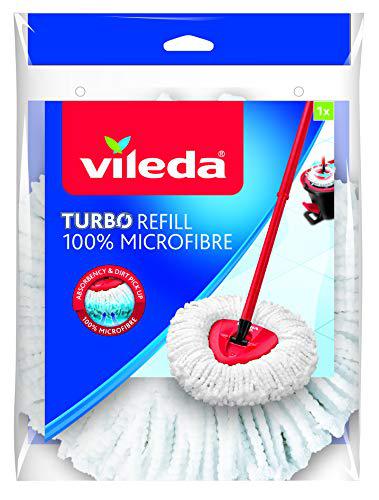 Vileda vileda 134301 easywring & clean classic mop refill head, 1 count ...