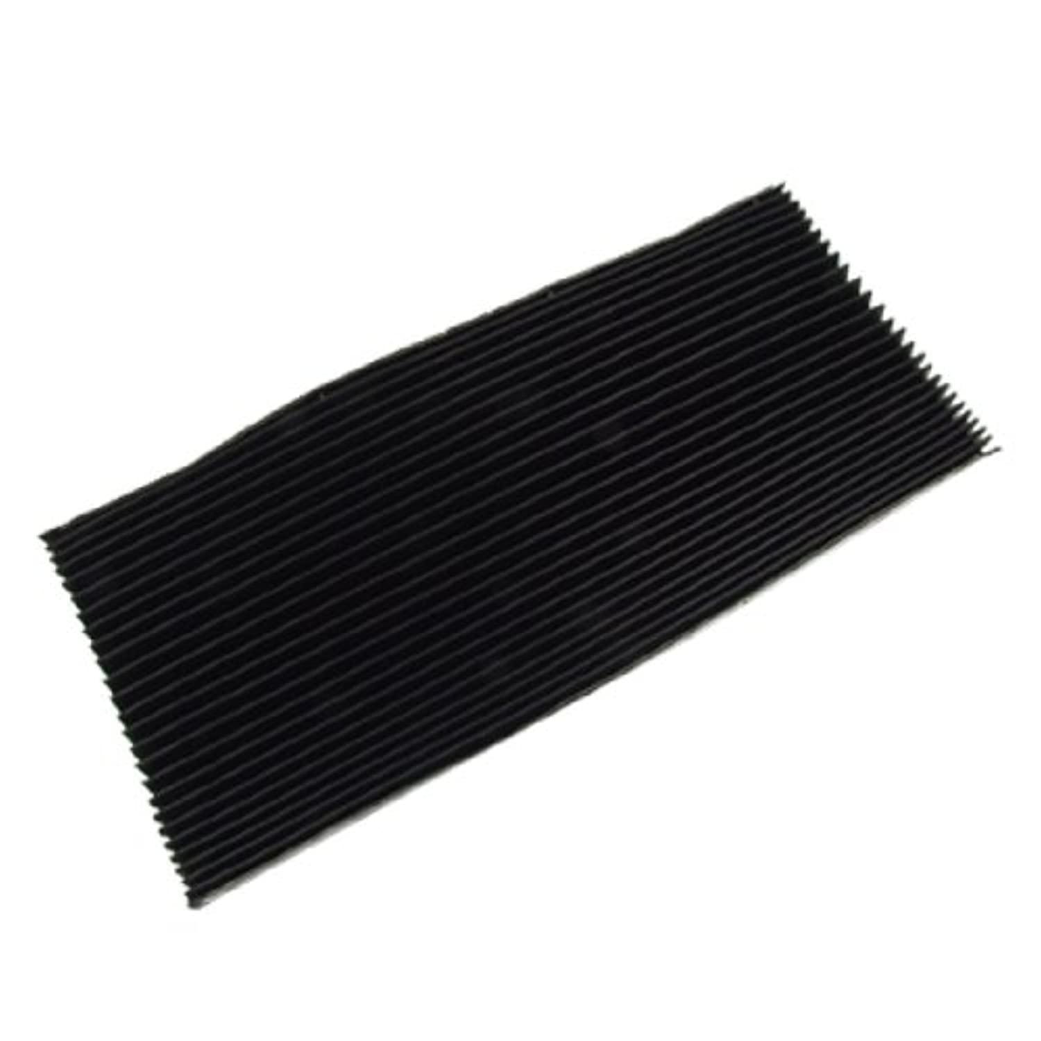 UXCELL uxcell cnc machine black rubber accordion pleats shield cover
