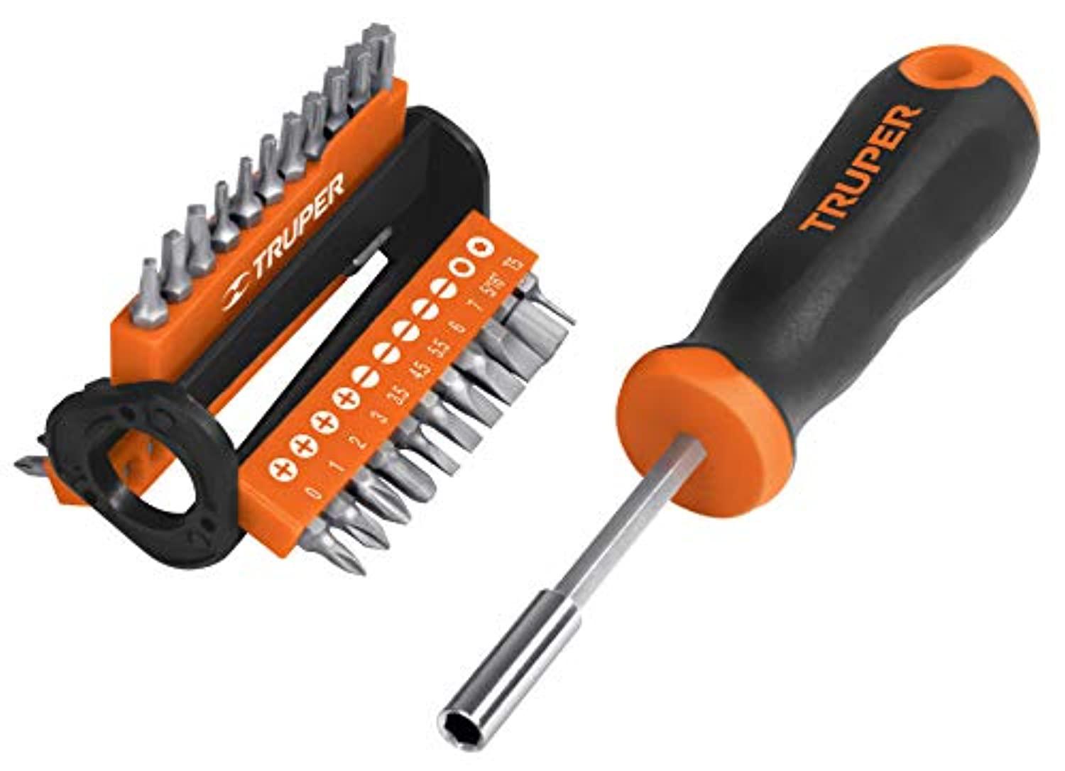 Truper multi-point screwdriver with 33 tips