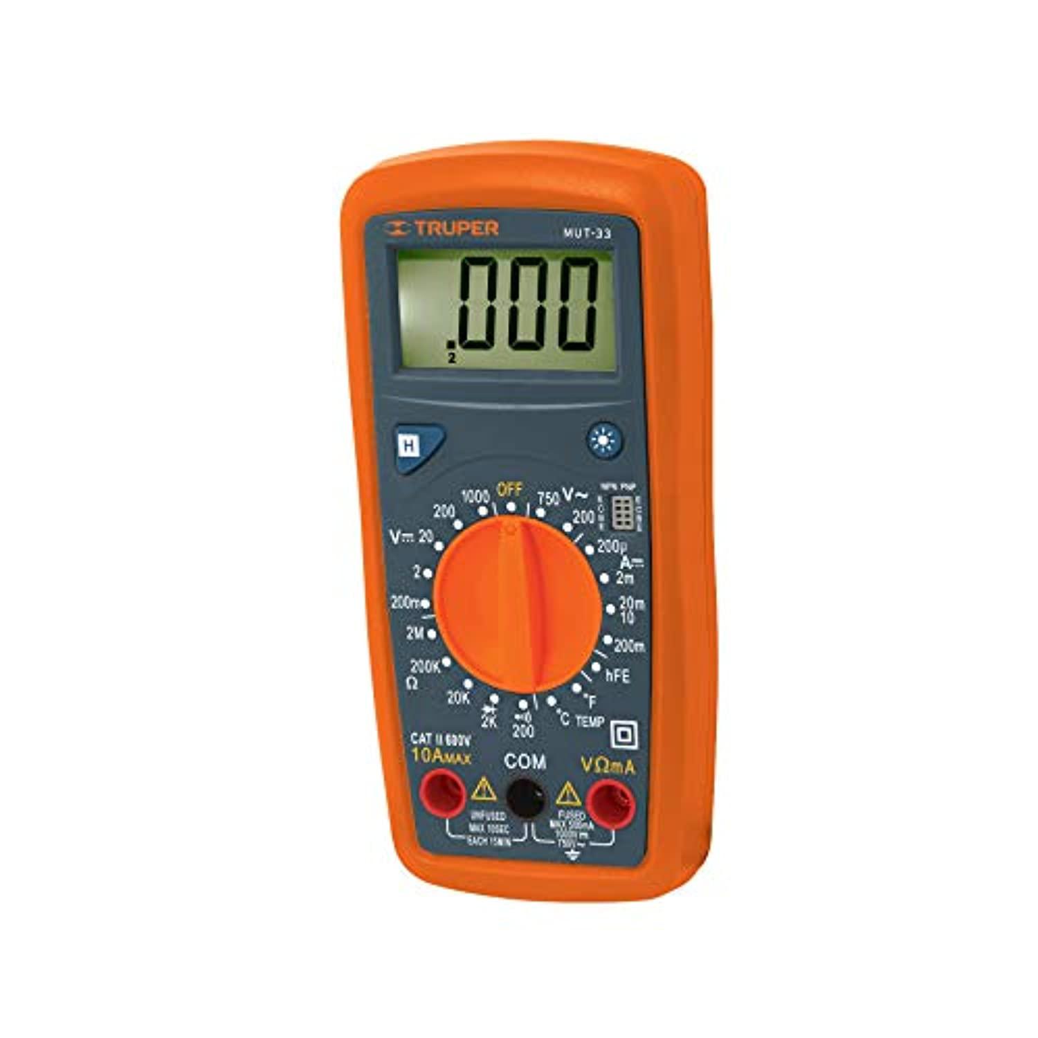 Truper truper mut-33 digital multimeter