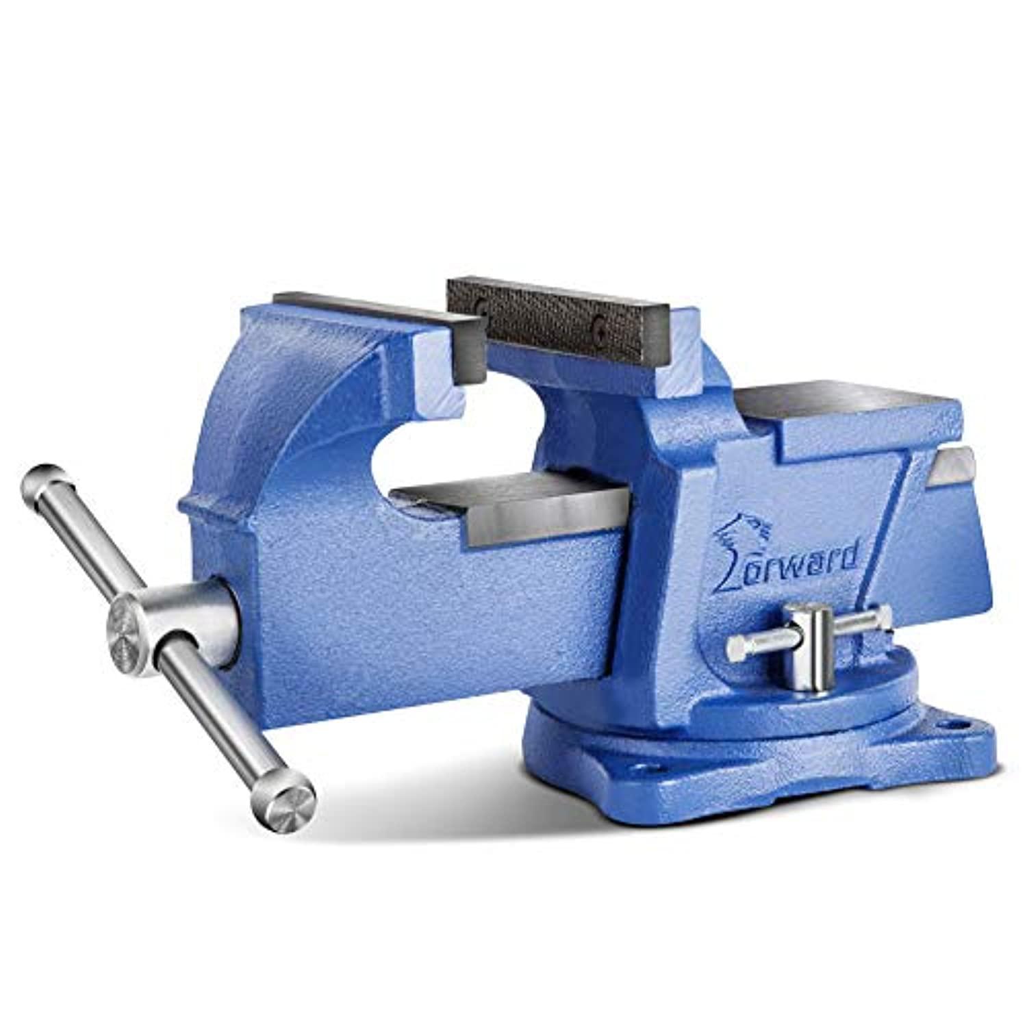 Forward forward 0804 4-inch bench vise with swivel base and anvil (4")