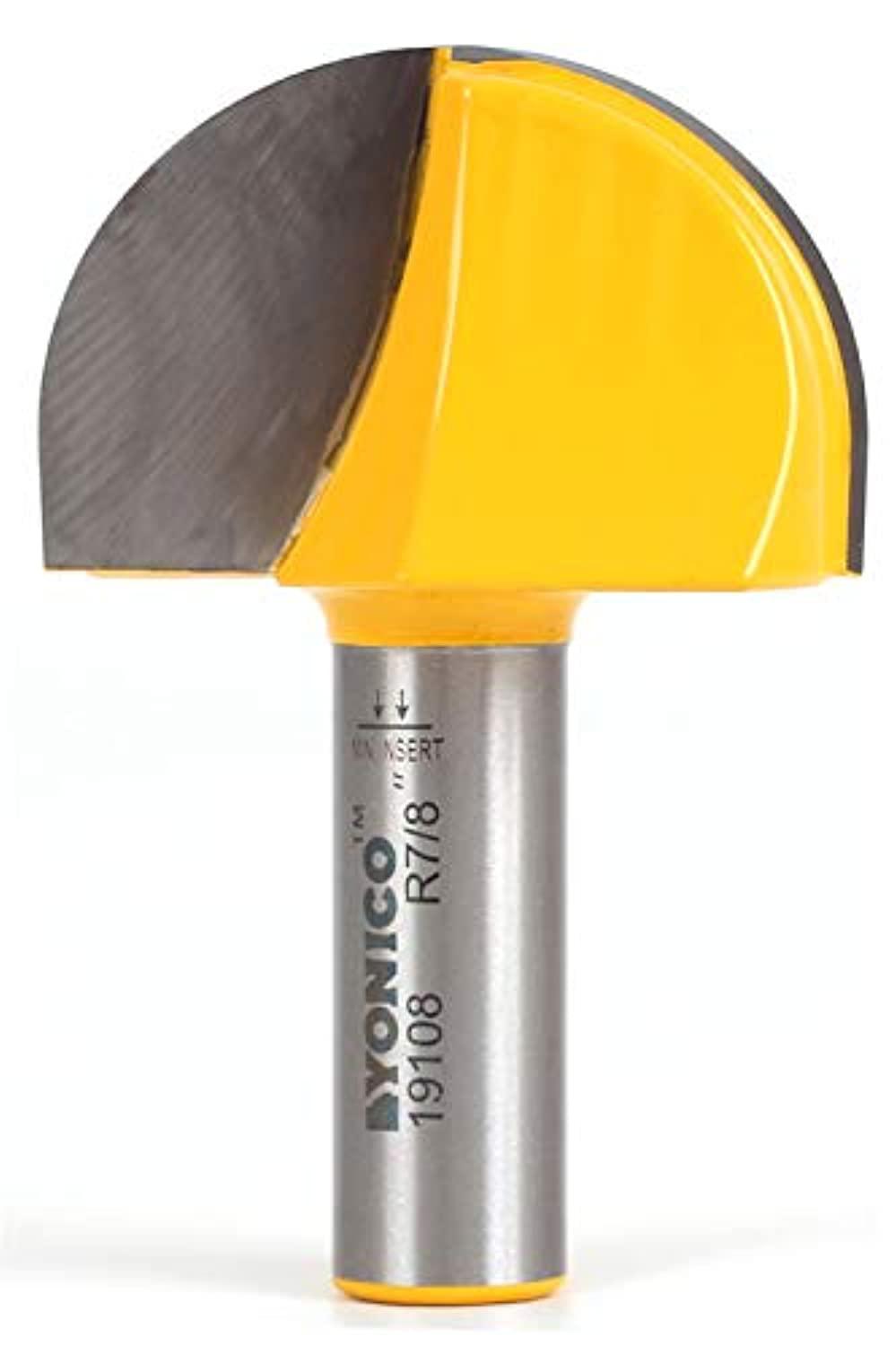 Yonico yonico router bits round nose core box 1-3/4-inch diameter 1/2 ...