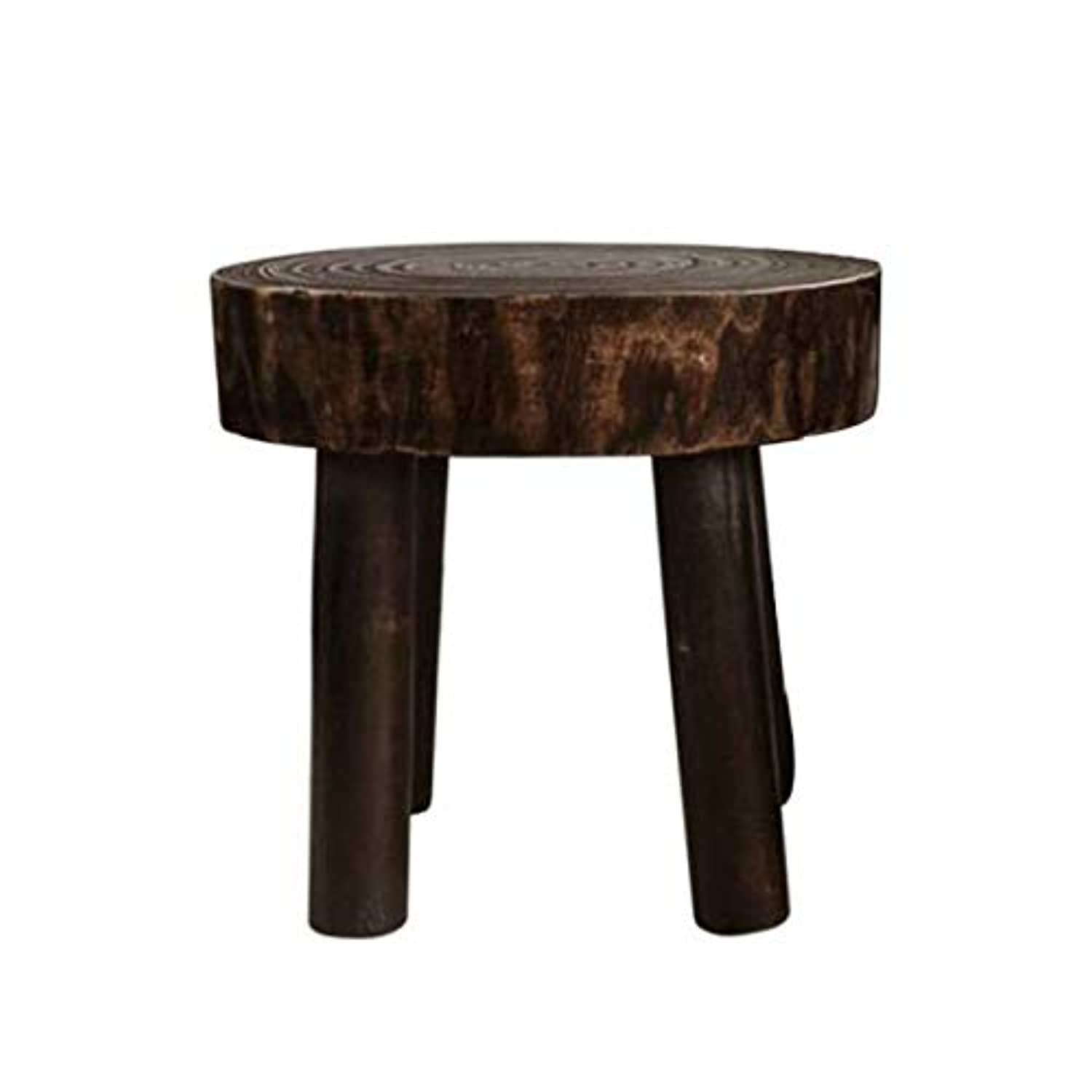 Asodomo RNAB08Y5SG44D asodomo mini wooden stool display stand, round ...