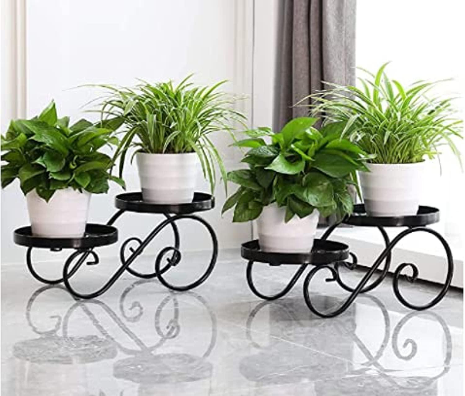 LINERY RNAB096WZ2LPS linery 2-packs flower plant stand thicker flower ...