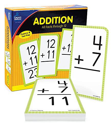 Carson Dellosa Education carson dellosa addition flash cards-grades 1-3 ...