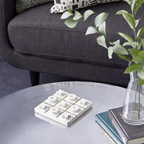 Deco 79 deco 79 game set, 6" l x 6" w x 1" h, white